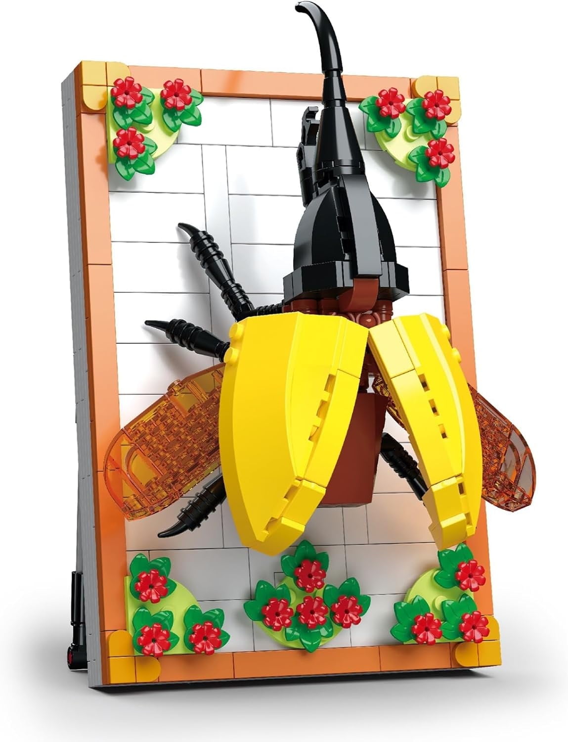 Remocguys Flowers Building Set 3D Botanical Art Picture Frame ...