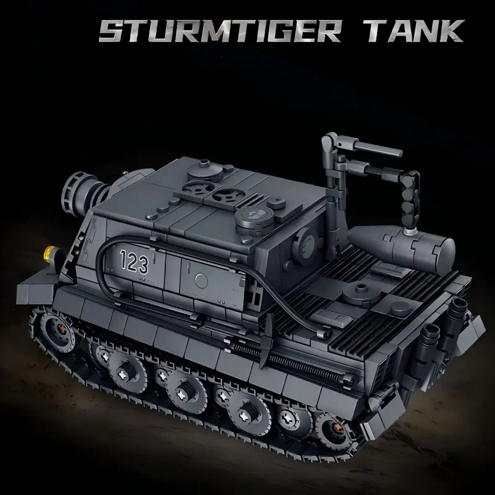 Remocguys Assault Tiger Tank Building Set, Army Military Armored ...