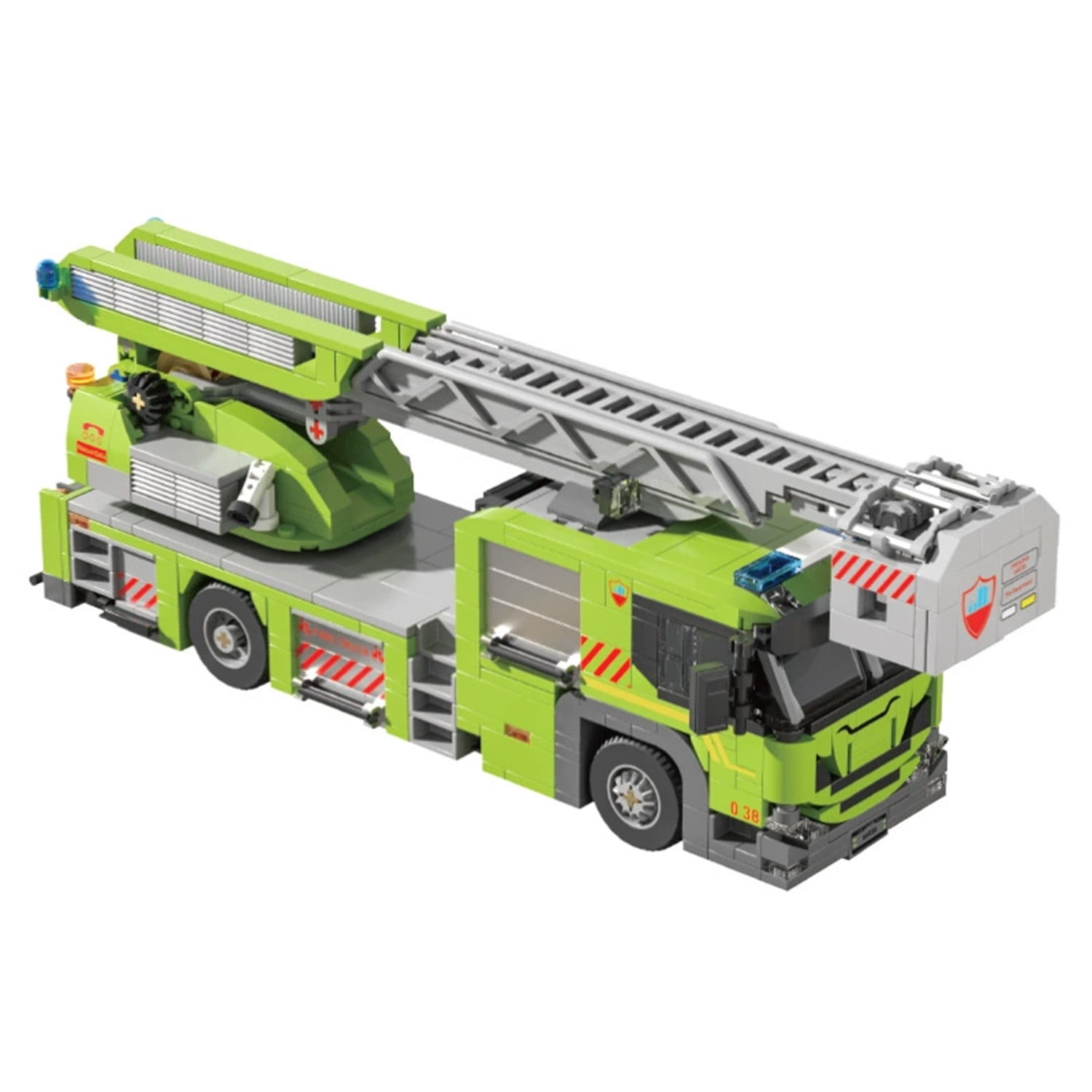 Remocguys City Ladder Fire Truck Building Set for Adults Compatible ...