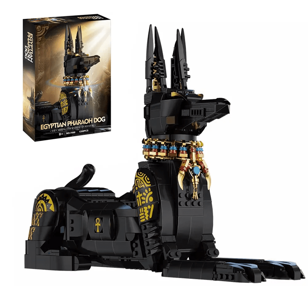 Remocguys Egyptian Pharaoh Dog Building Set Solemn Guardian Home Decor ...