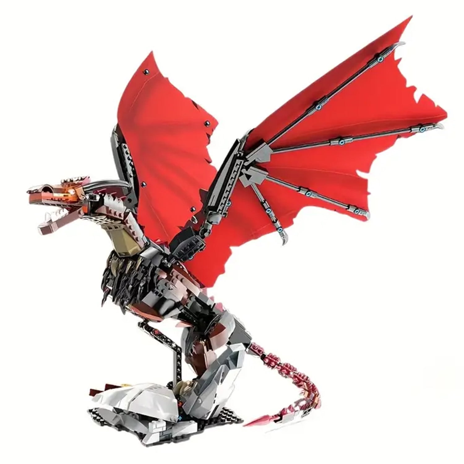 Remocguys Fire Dragon Building Sets Compatible with Lego Animal Desktop ...