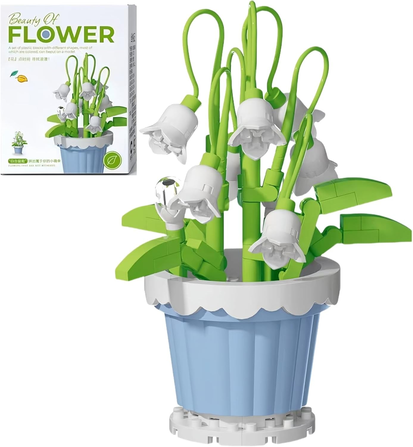 Remocguys Flower Building Blocks Set Lily of the Valley for Adults Not ...