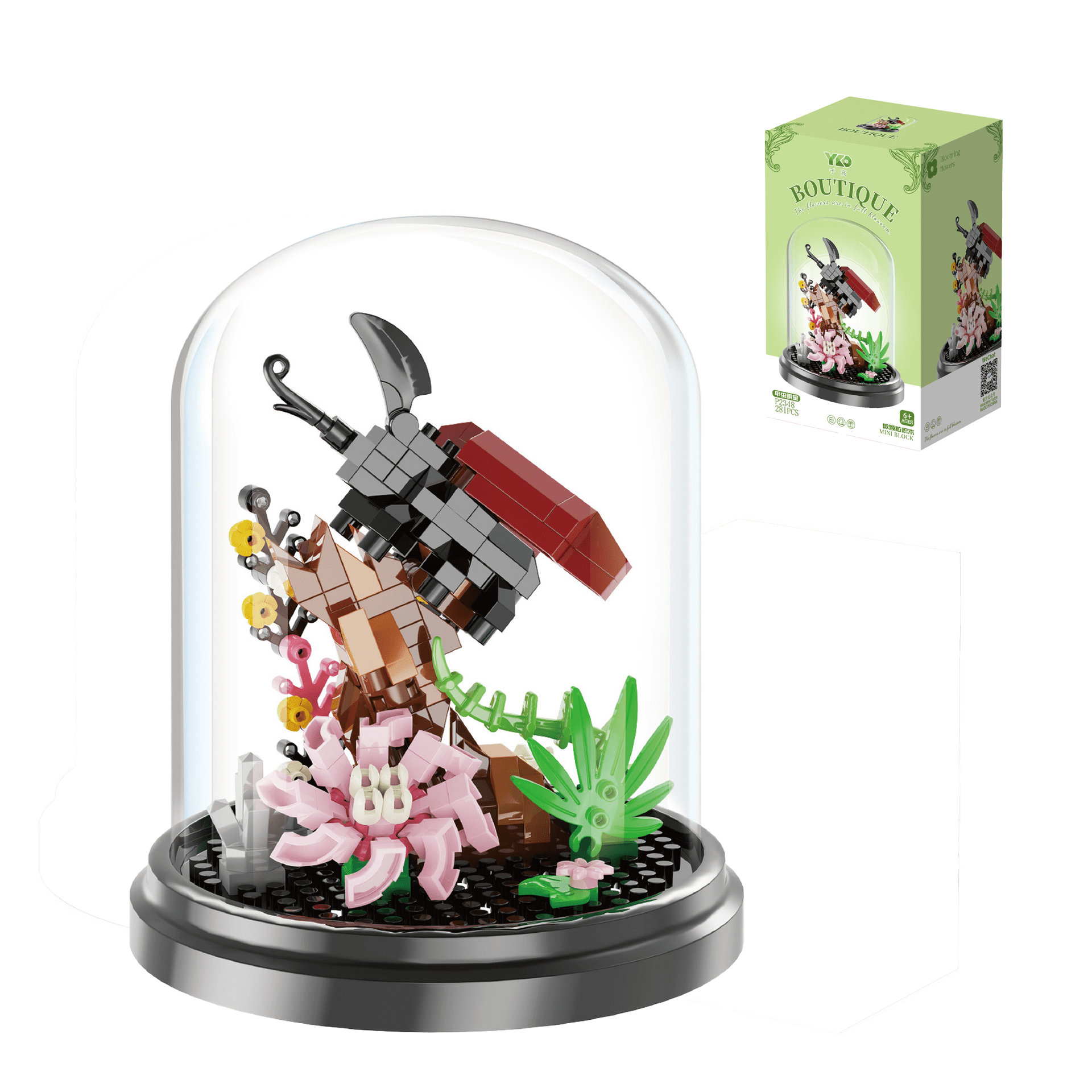 Remocguys Flower Mini Building Blocks Set Botanical Collection for ...