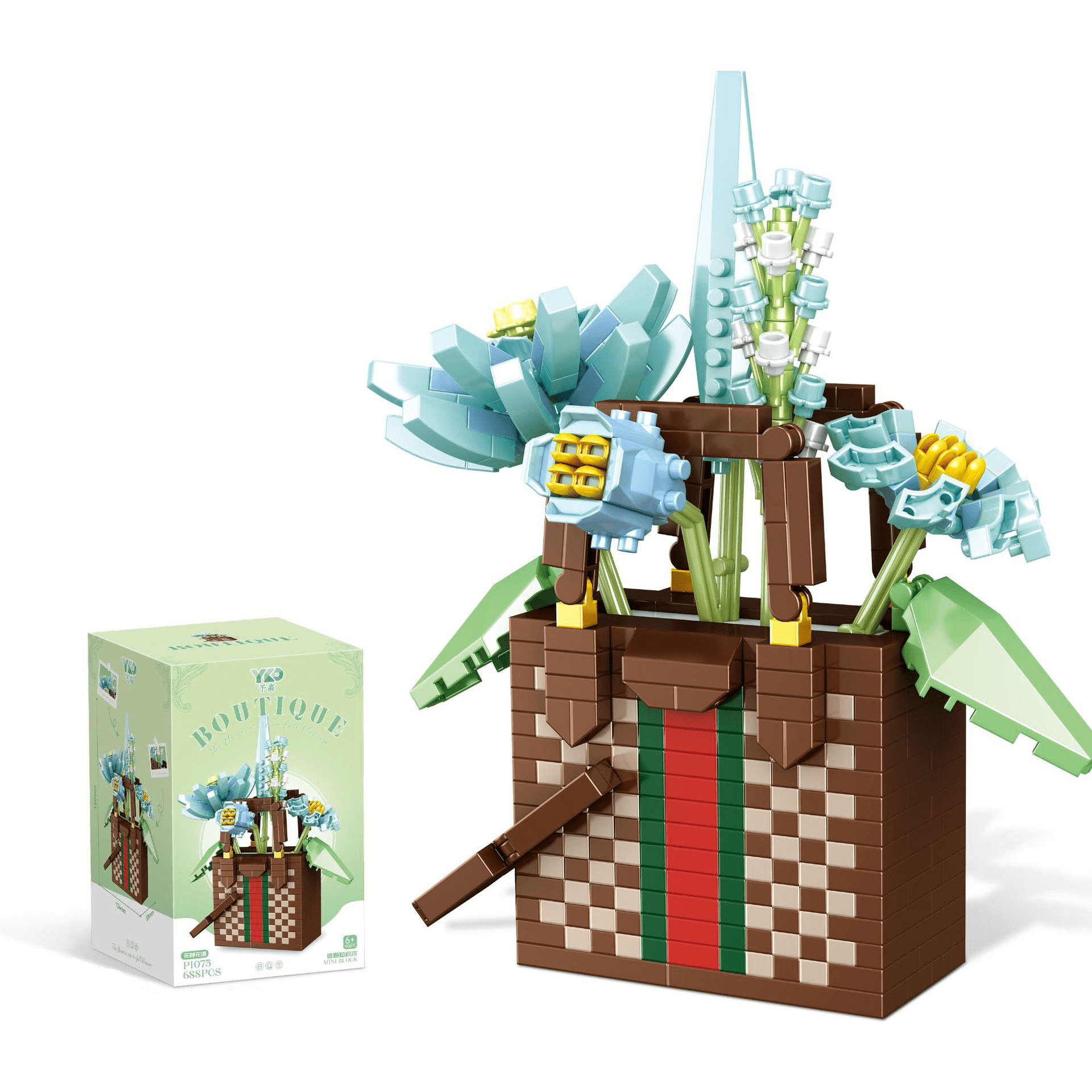 Remocguys Flowers Building Set Botanical Collection Blocks Kit for ...