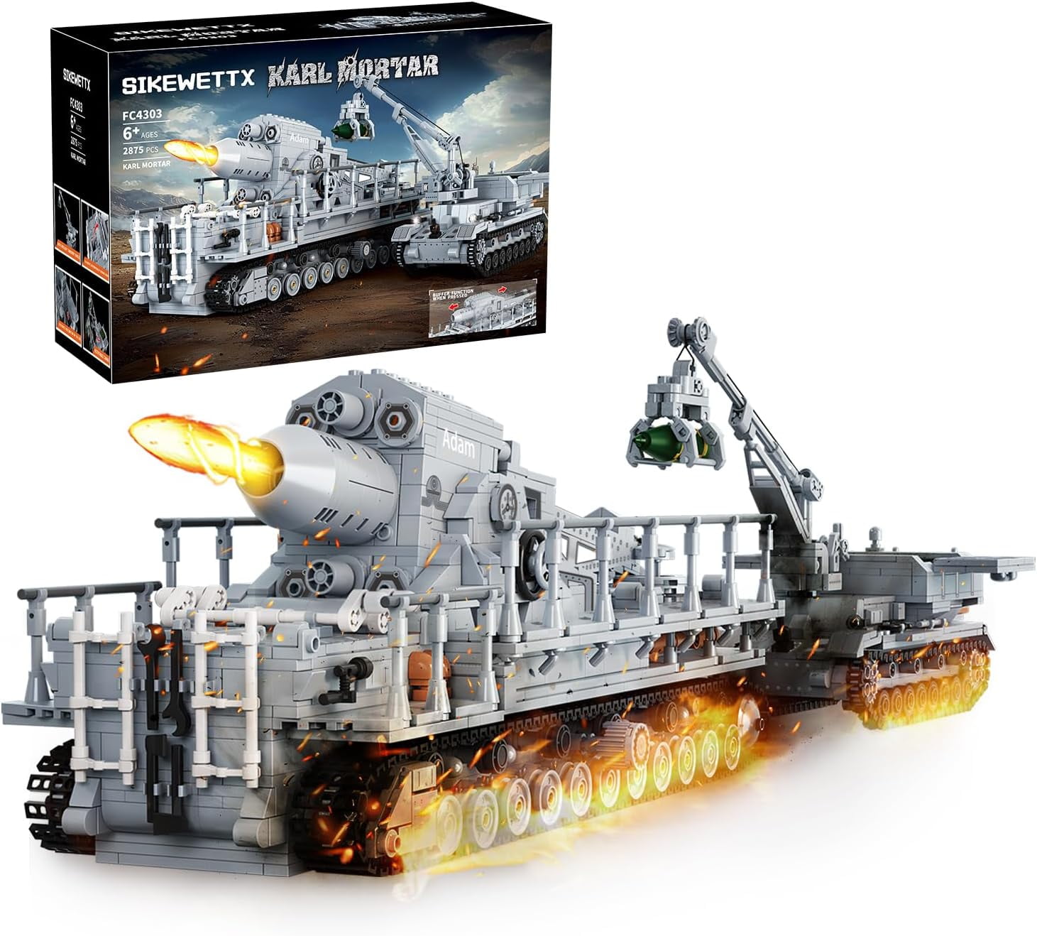 Remocguys Karl Mortar Cannon Tracked Vehicle Building Sets Compatible ...