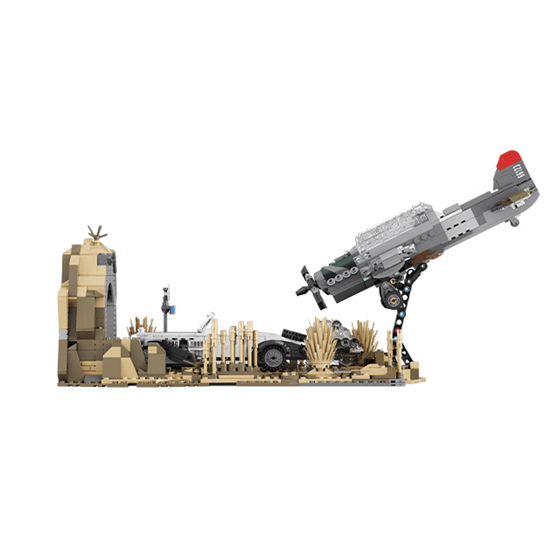 Remocguys Military Base Building Set Compatible with Lego Car Fighter ...