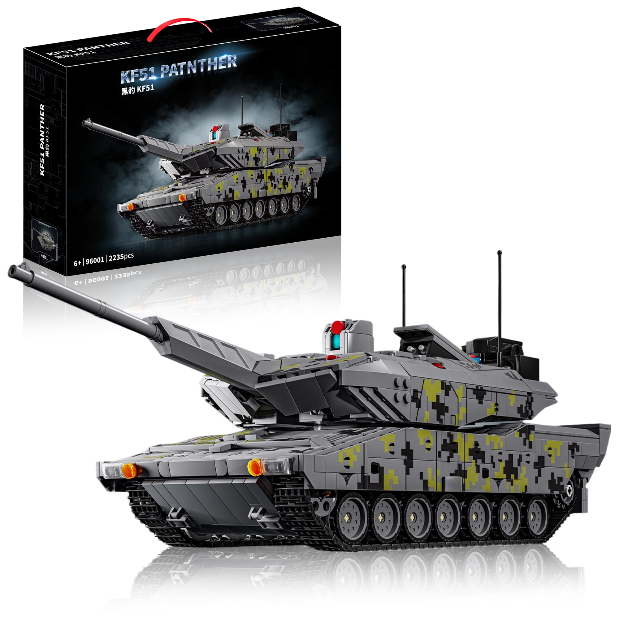 Remocguys WW2 Military Heavy Panther KF51 Tank Building Sets Compatible ...