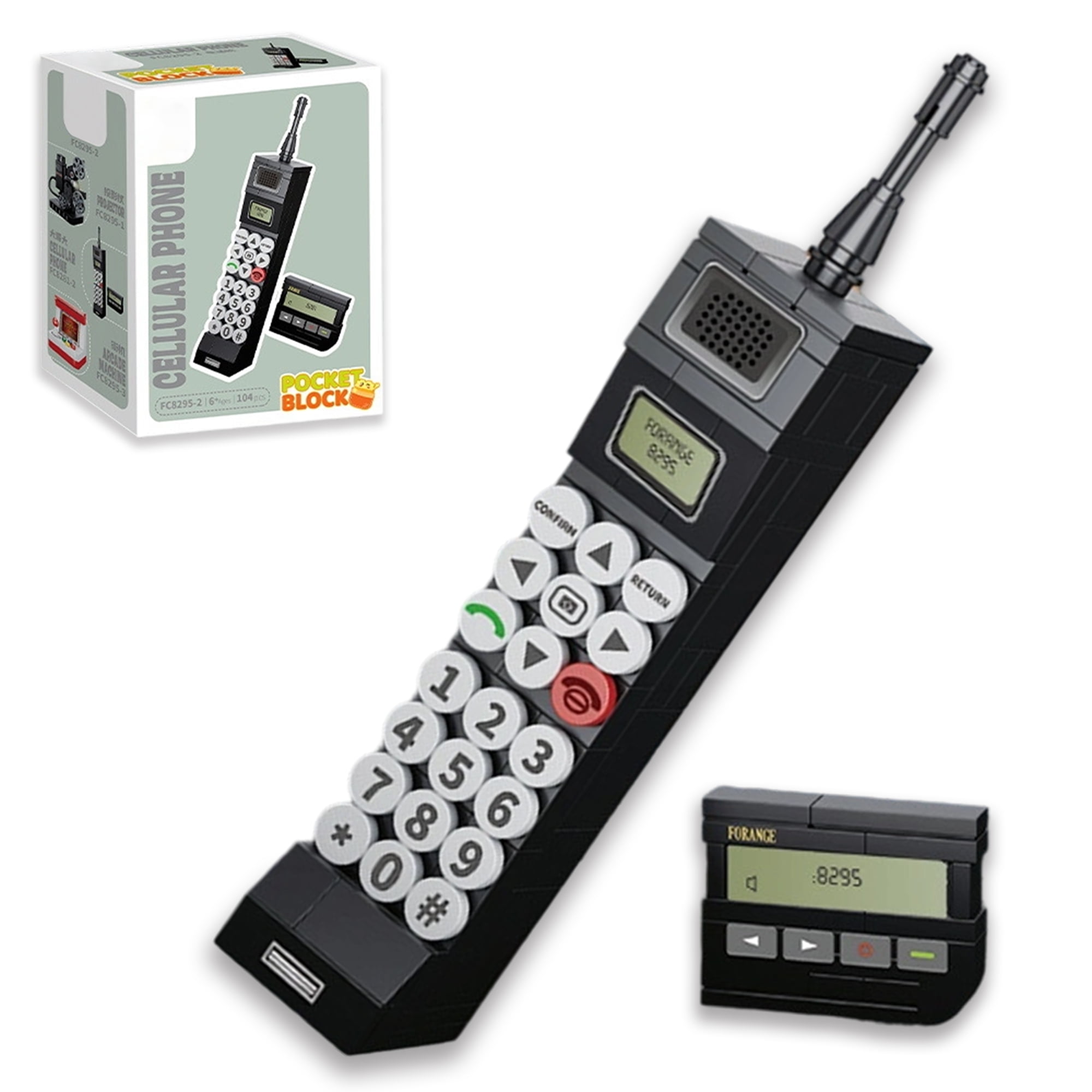 Remocguys Retro Cell Phone Building Sets Not Compatible with Lego ...