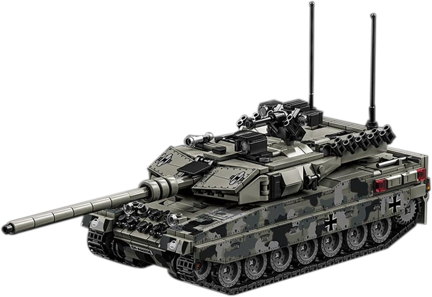 Remocguys WW2 Military Leopard 2A7 Tank Building Set Compatible with ...
