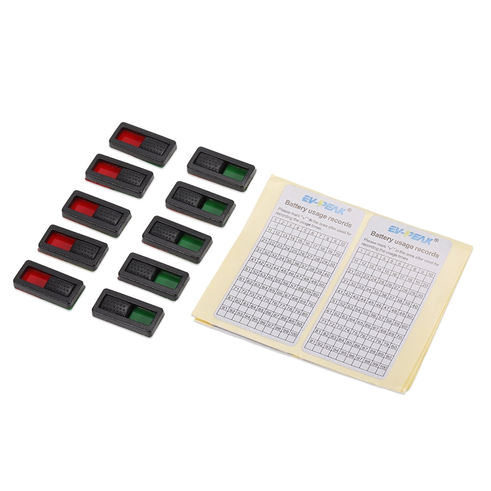 Remote 10pcs EV- GA102 Power Display Indicator Marker Record Sticker ...