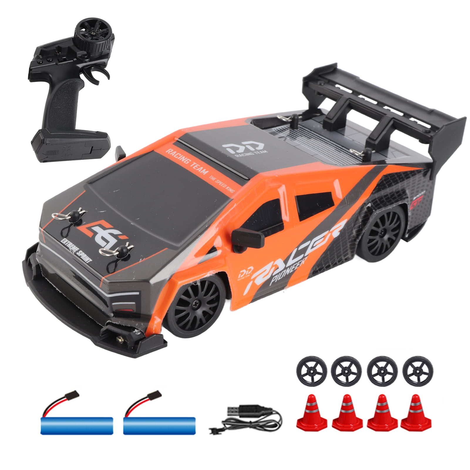 Remote 2.4GHz Remote Control Drift Car 1:24 30KM/H High Speed Drift ...