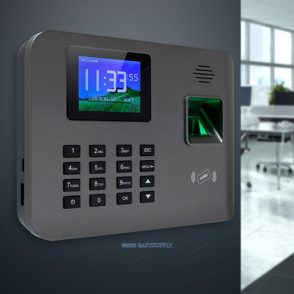 Remote Access Biometric Fingerprint Attendance Time Clock With RFID ...