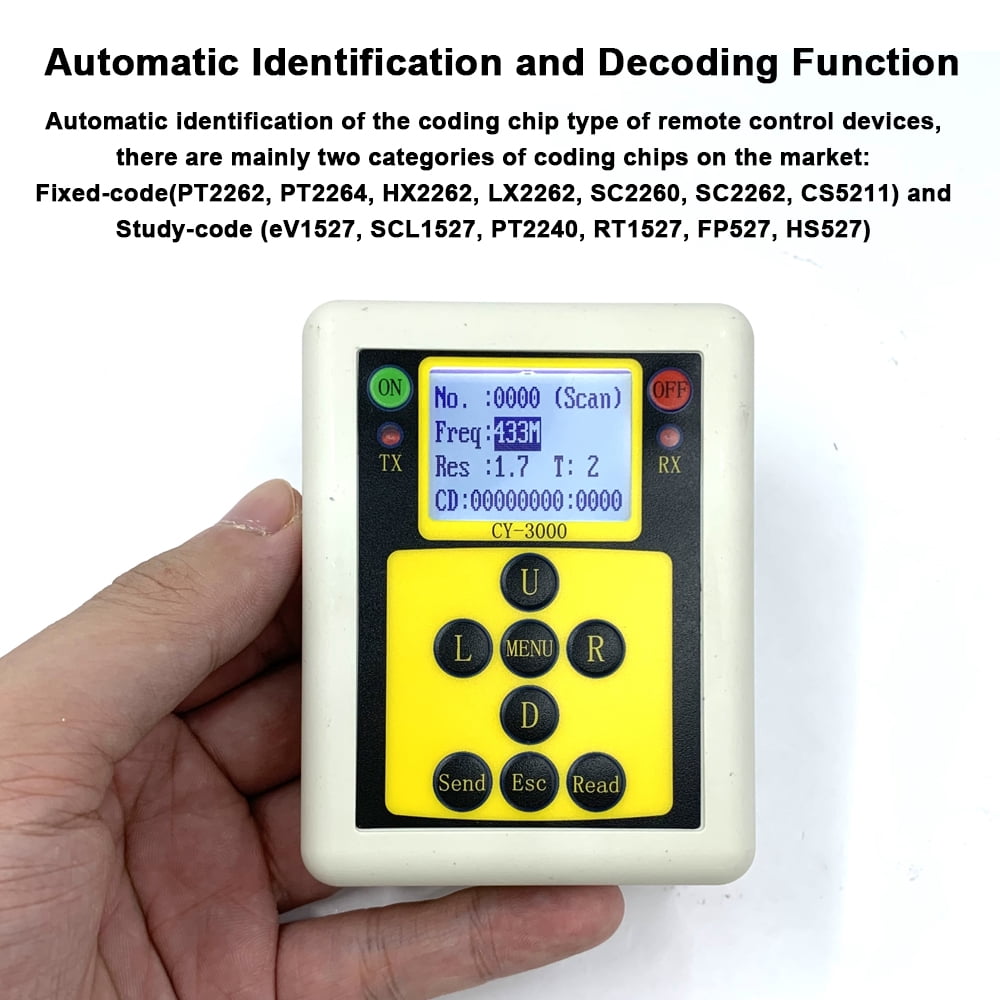 Remote Analyzer,Handheld Remote Tester Decoder Meter Counter Tester ...