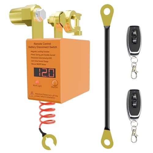 Remote Battery Disconnect Switch 12v, 240A, Upgrade Smart Voltage Car ...