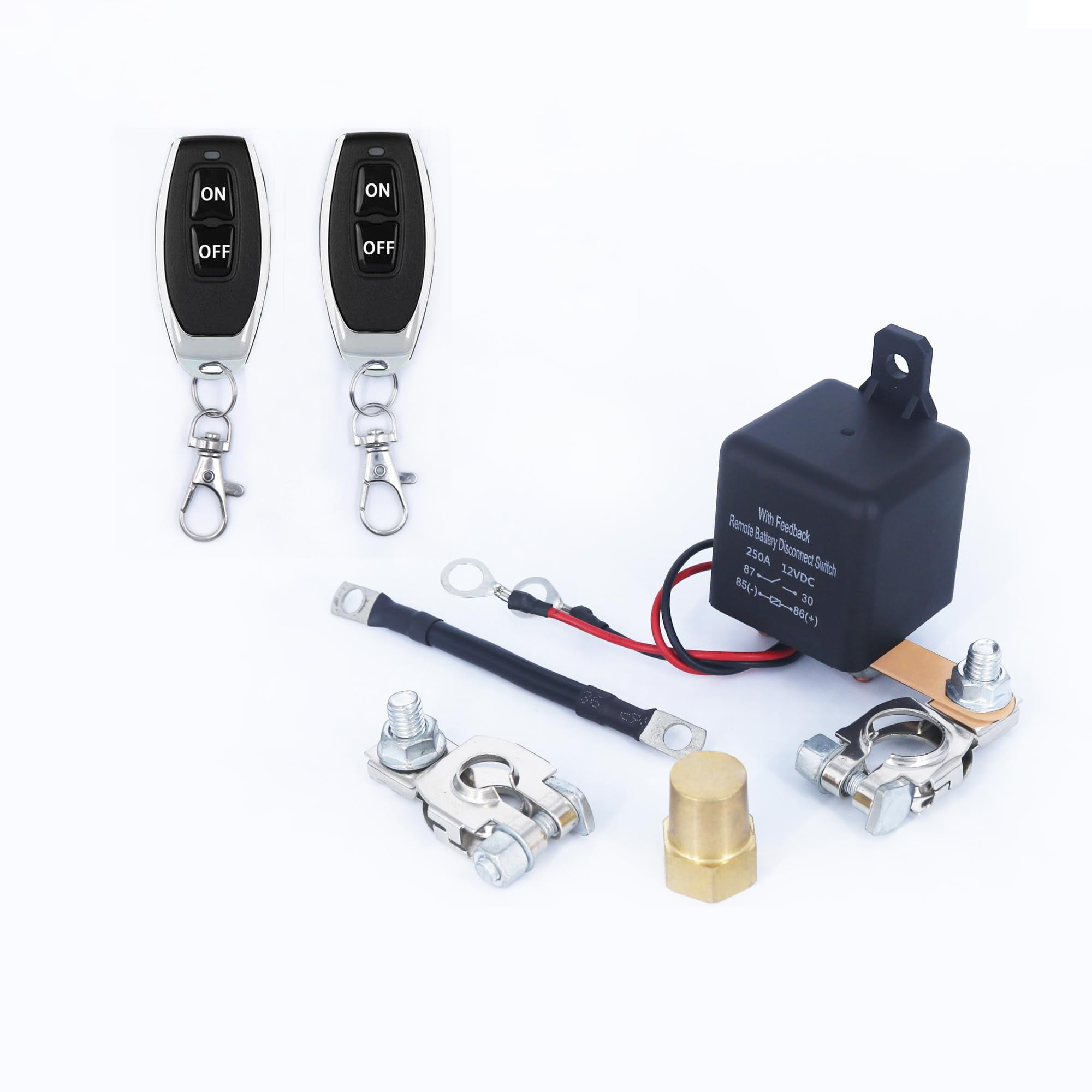 Remote Battery Disconnect Switch with Feedback,Battery Cut Off Switch ...