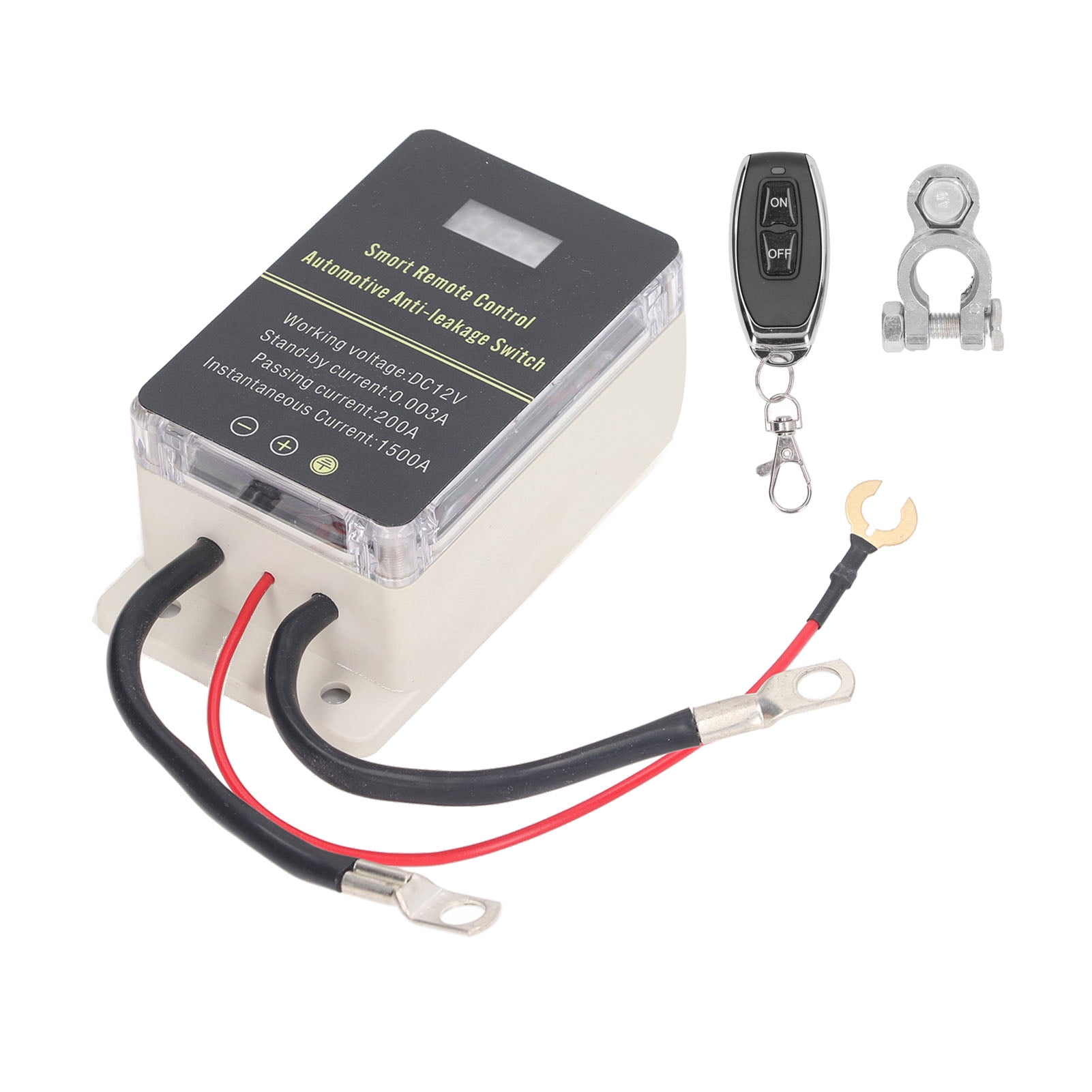 Remote Battery Kill Switch, Easy To Install Voltage Display Remote ...