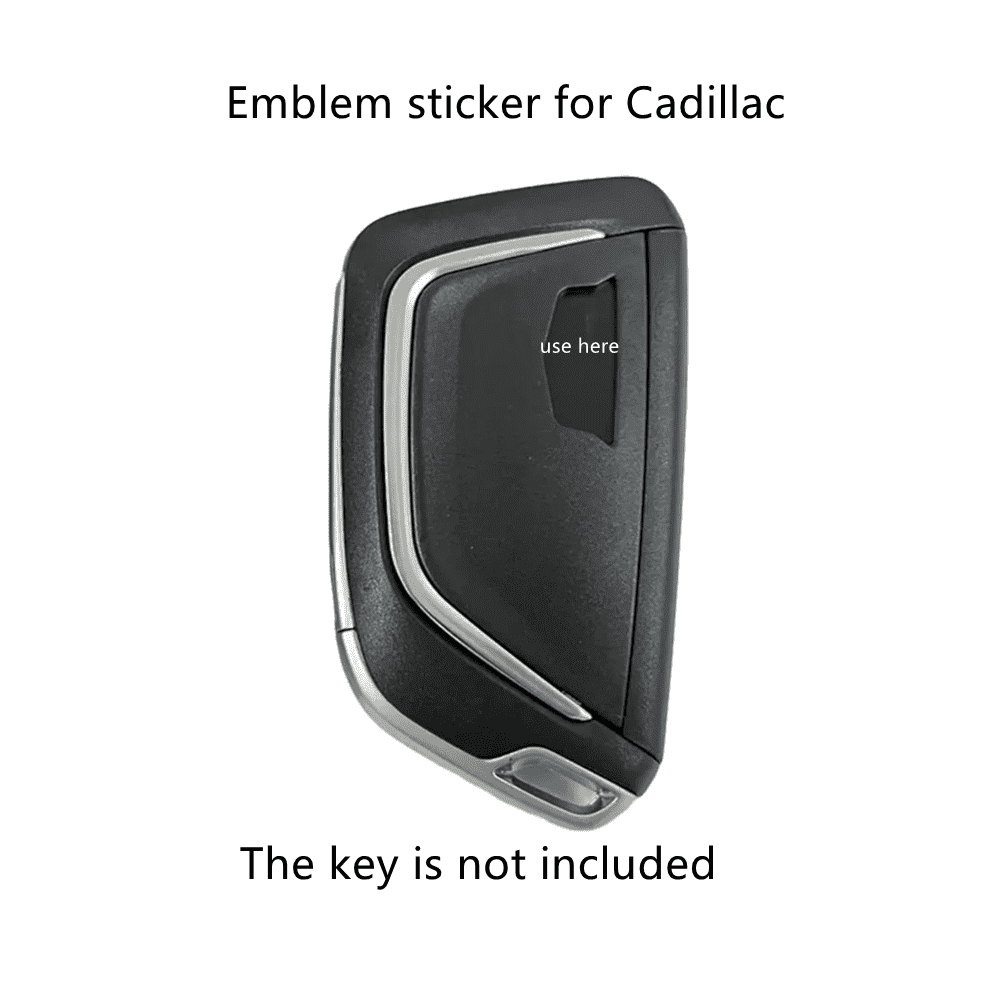 Remote Car Key Emblem Logo Sticker, DIY Decal for Cadillac Escalade CT4 ...