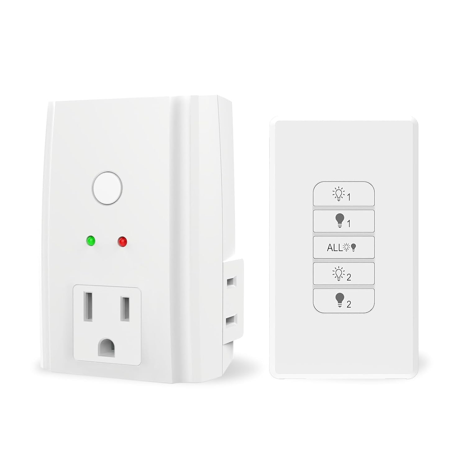 Remote Contorl Outlet Plug Indoor, Wireless Wall Light Switches, 100 FT ...