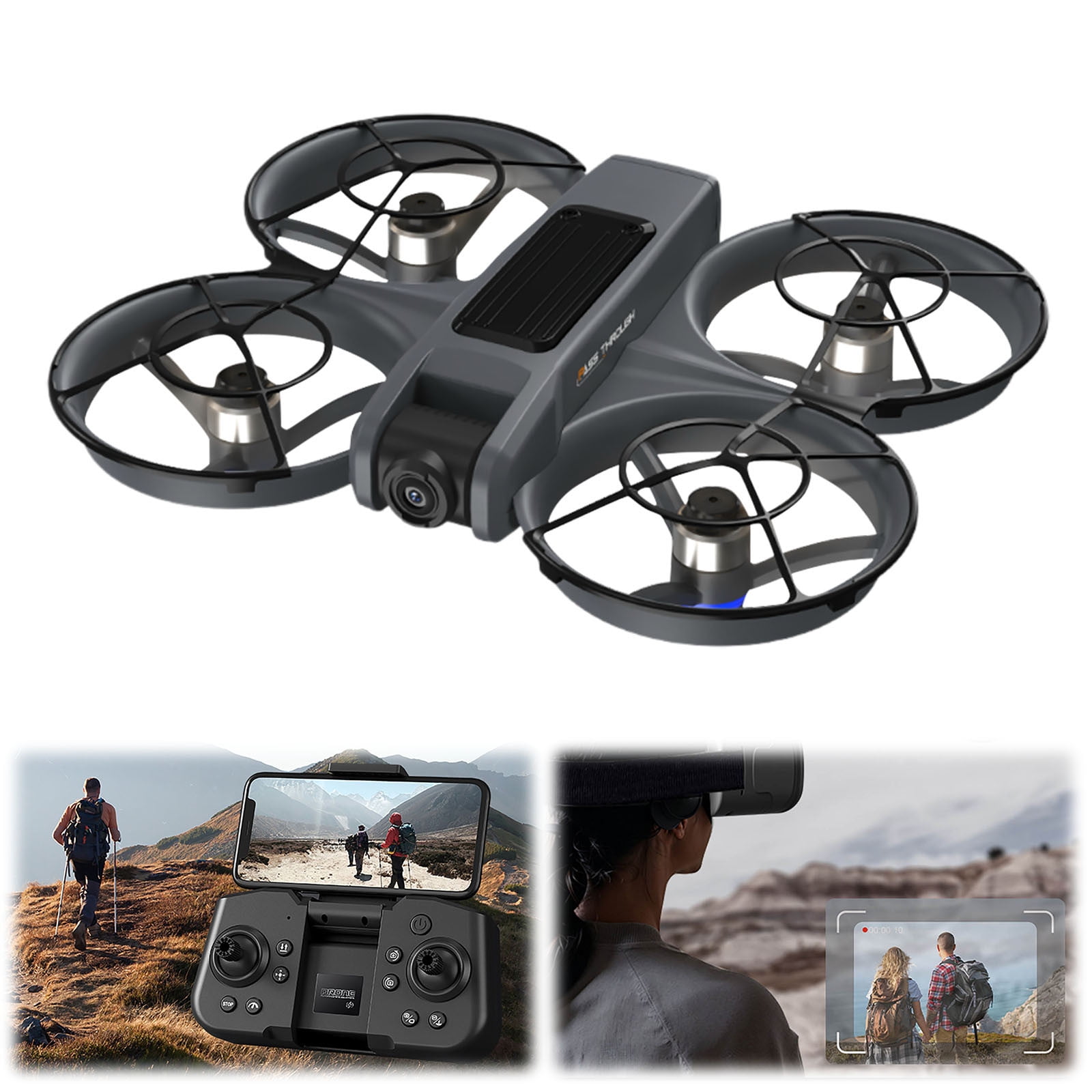 Remote Control Aircraft FPV With VR Glasses Brushless Motor LED Lights ...