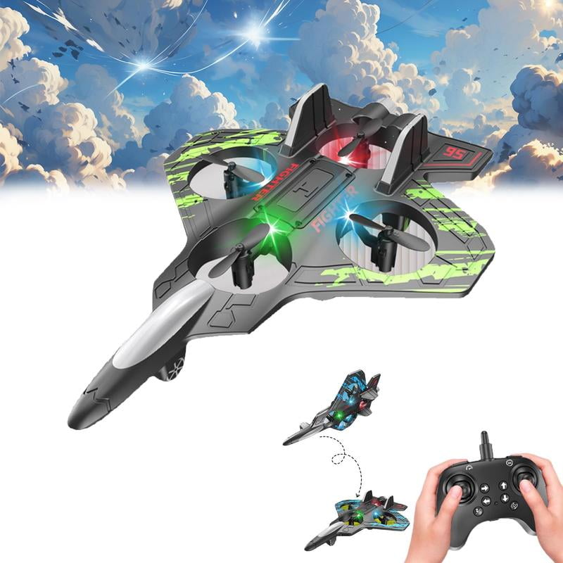 Remote Control Airplane,1 Count 4-axis Sliding Airplane with Remote ...