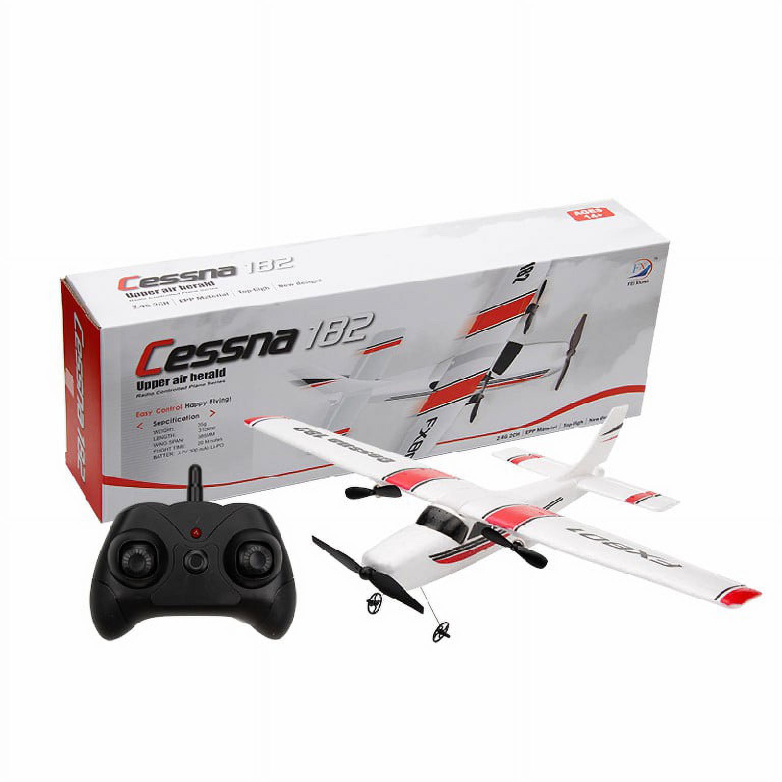 Remote Control Airplane,2.4GHz Radio Control Aircraft with 6-Axis Gyro ...