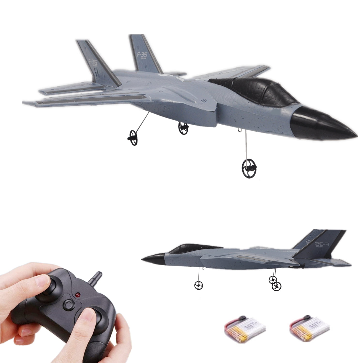 2.4Ghz RC Airplane - Ready to Fly, 2 Channels Remote Control Plane for ...