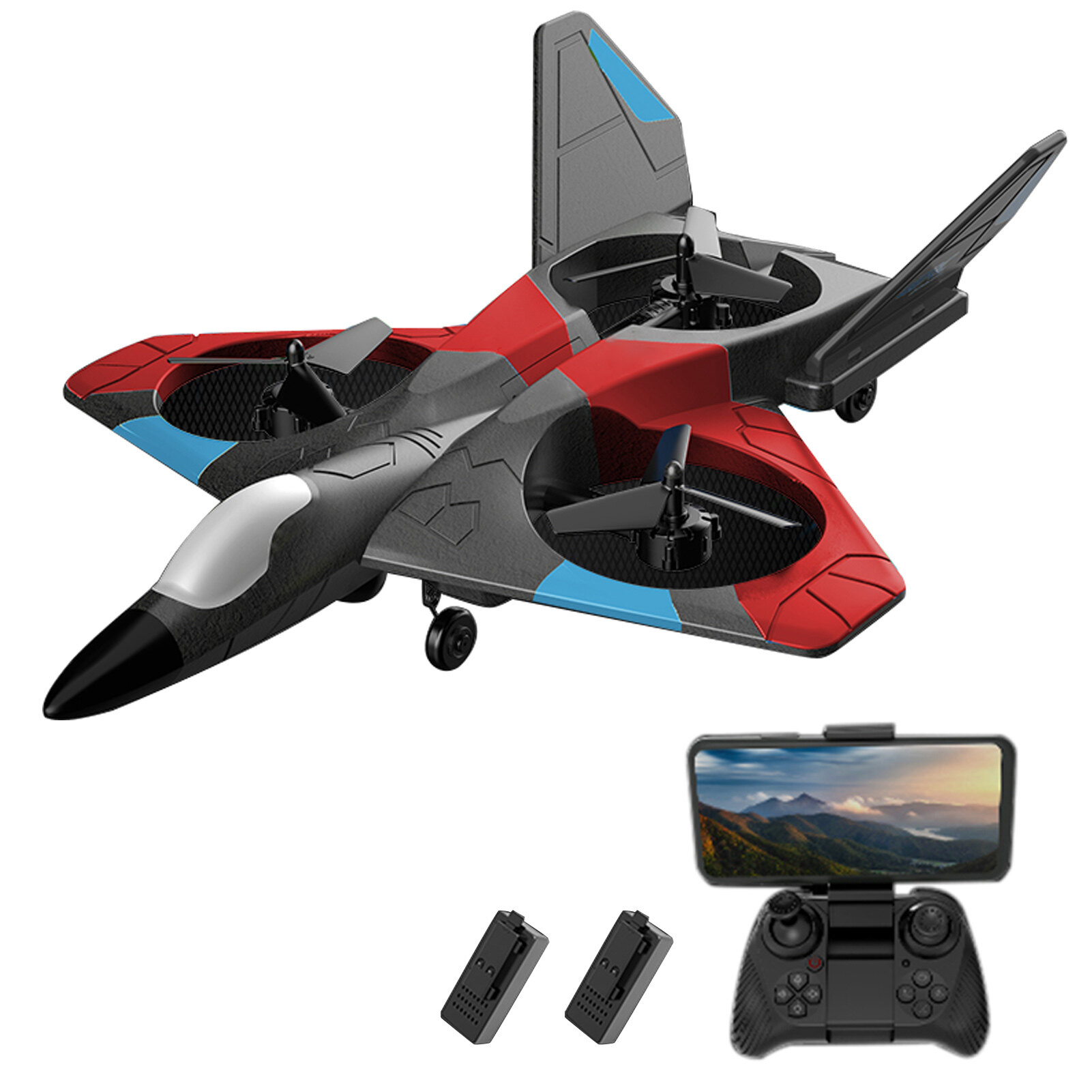 Remote Control Airplane with Camera 4K 2.4GHz Remote Control Plane ...