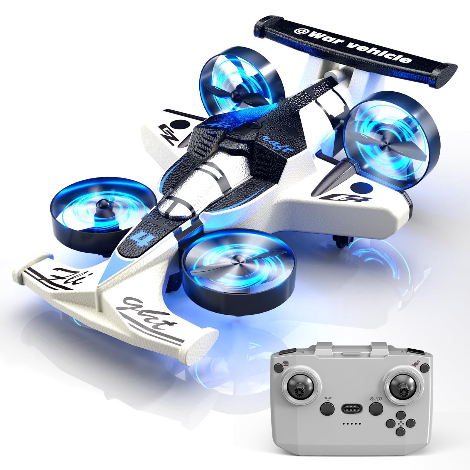 Remote Control Airplane Car Toys for Kids Ages 4-6-8-10-12, 2-in-1 Foam ...