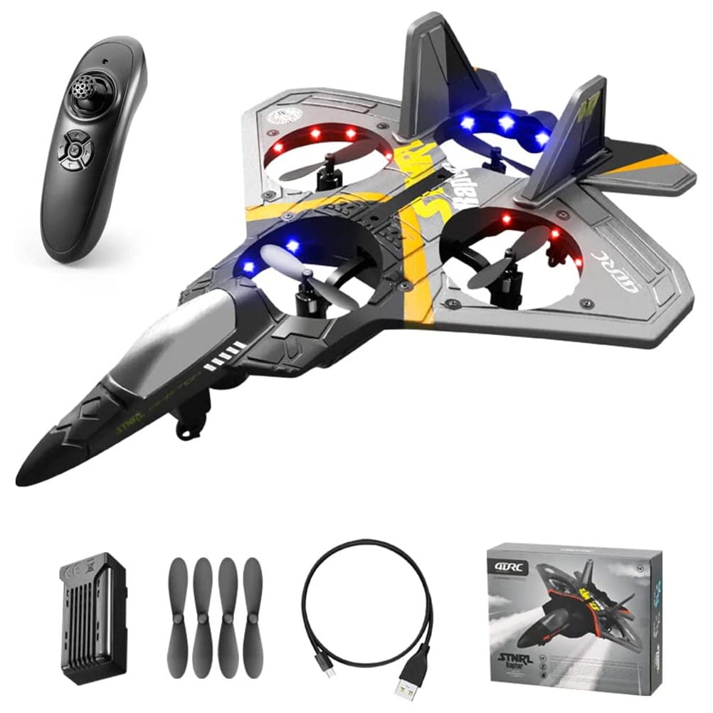 Remote Control Airplane RC Fighter Quadcopter with 360° Flip Function ...