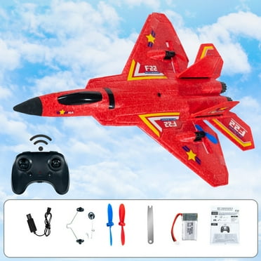Fisca Remote Control Planes for Adults with 2 Batteries, F22 Raptor RC ...