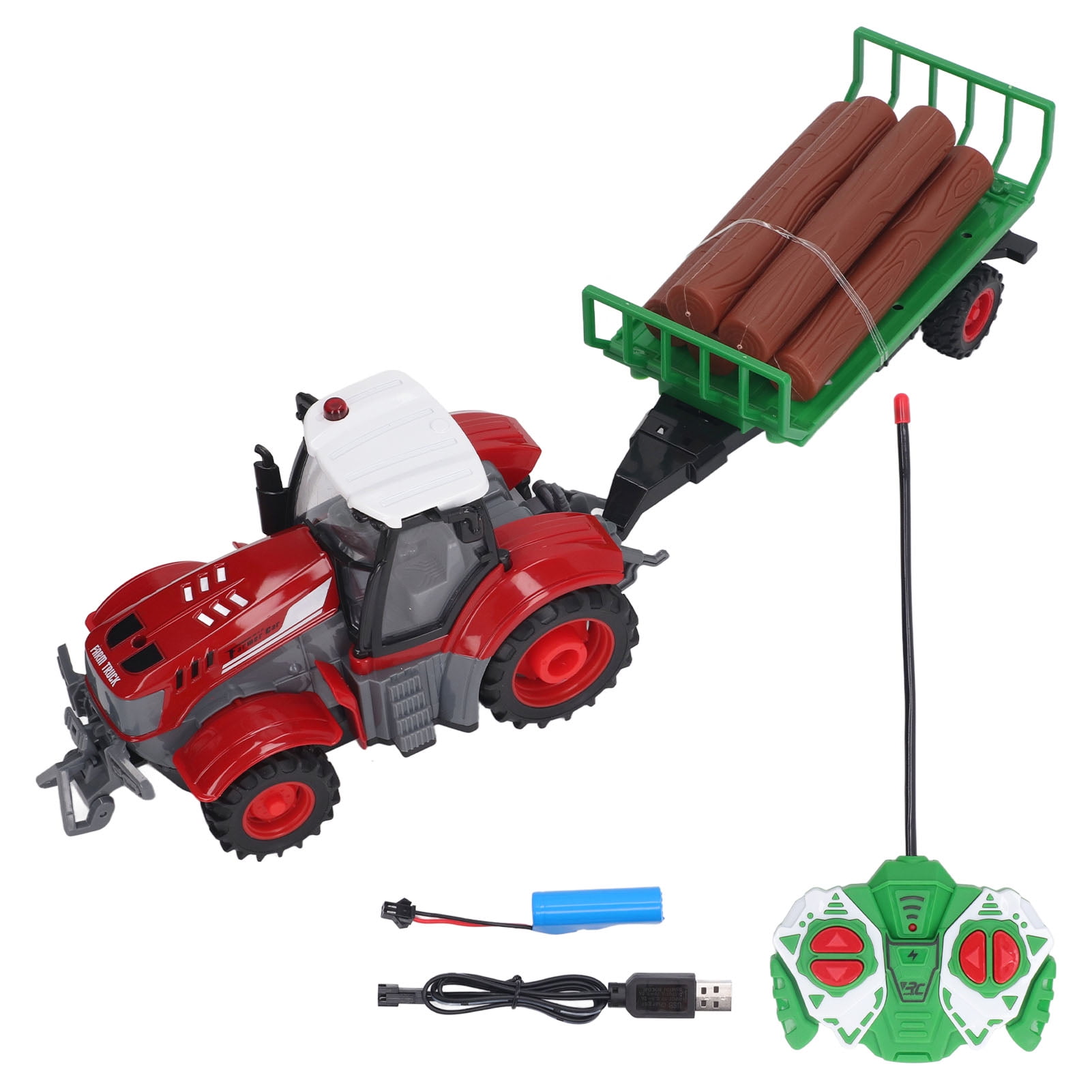 Remote Control Alloy Wood Transporter Toy Smoothly Plastic Transporter ...