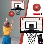 Black Series Motorized Basketball Hoop with Moving Target with Includes ...