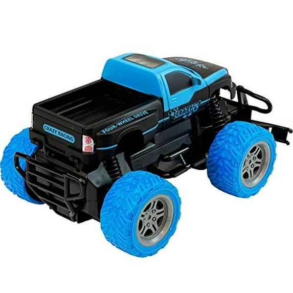 Remote Control Big Wheel Beast Monster Pickup Truck Toy Off Road RC ...