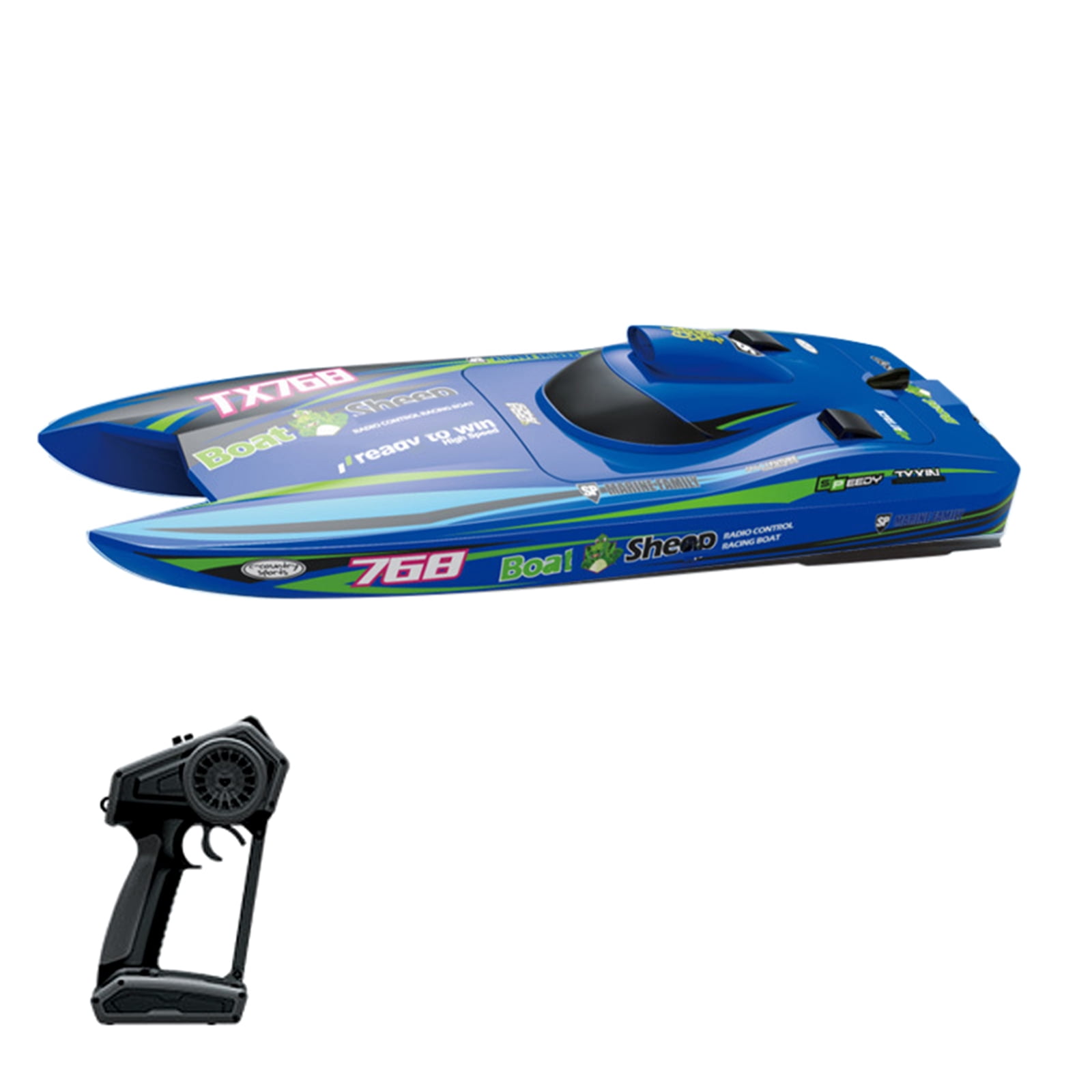 Remote Control Boat 2.4GHz High Speed 30km/h Brushless Turbojet ...