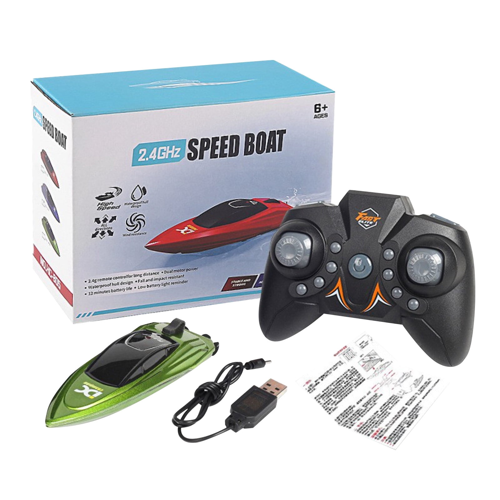 Remote Control Boat 4.5'' for Kids and Adults, RC Boats for Pools Lakes ...