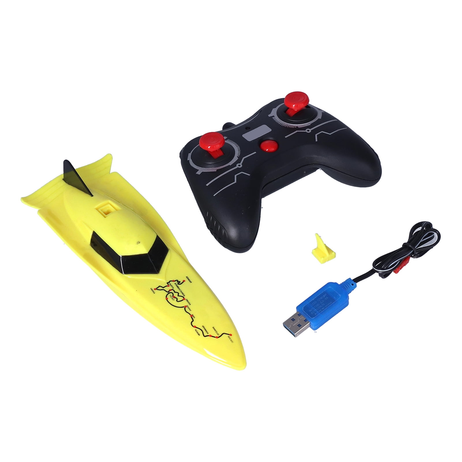 Remote Control Boats Toy 2.4 GHz Rechargeable Children Electric RC ...