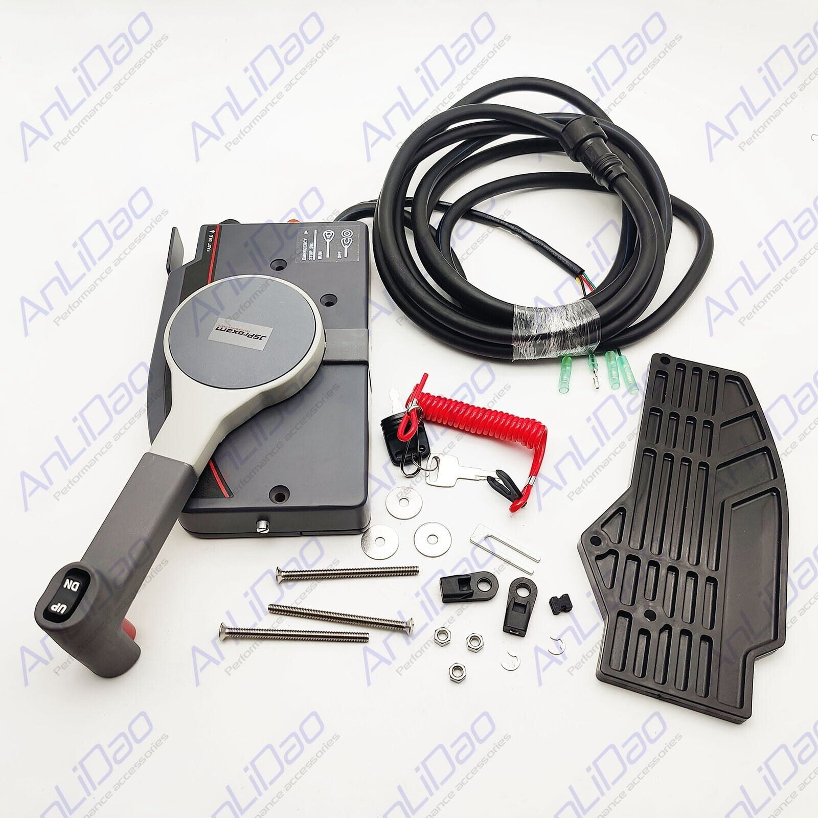 Remote Control Box Mechanical Outboard Fit YAMAHA 703 4 or 2 Stroke 703 ...