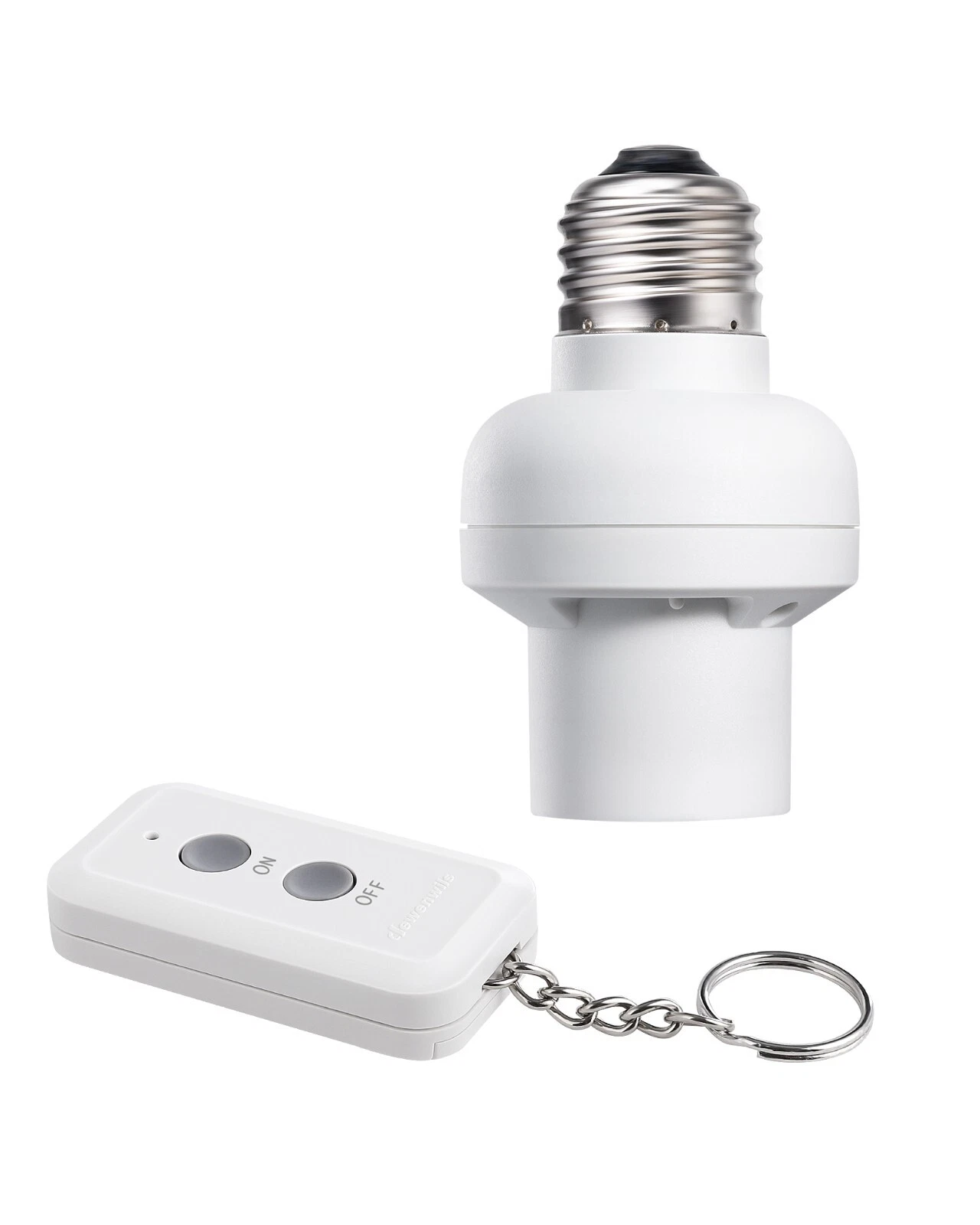 Remote Control Bulb Socket E26/E27 Bulb Base Wireless Light Switch Kit ...