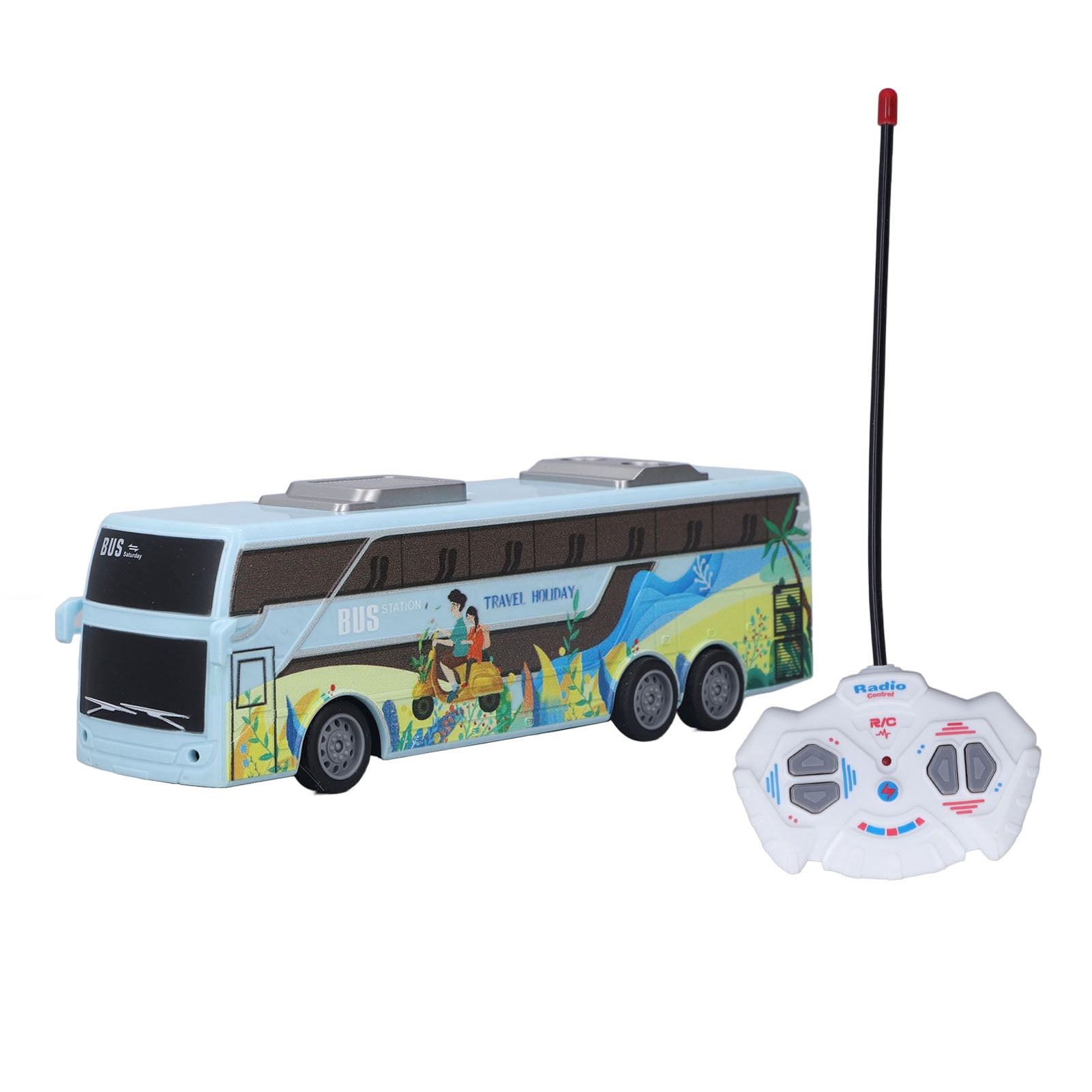 Remote Control Bus Cordless Electric Simulation RC Car Bus City Express ...