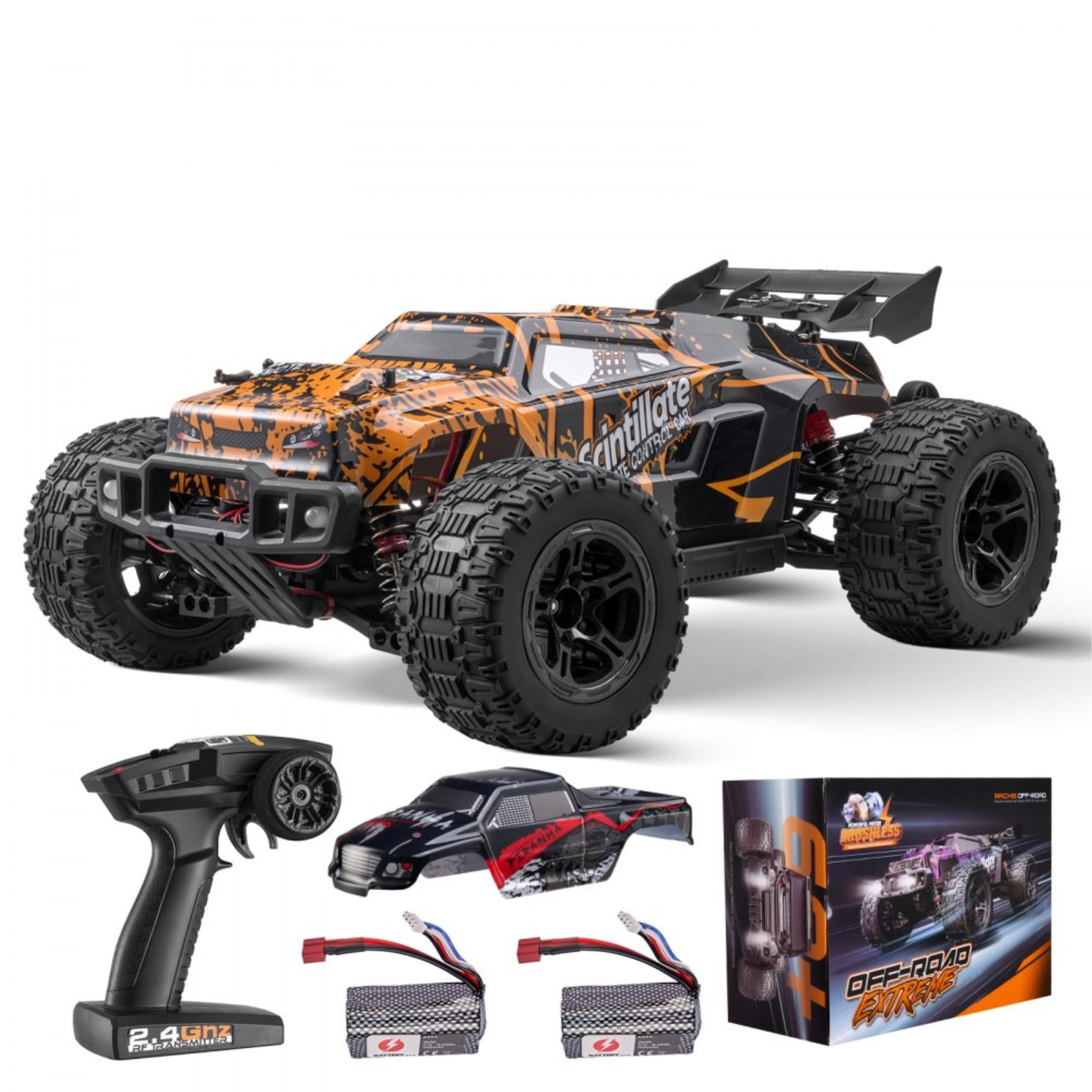 Remote Control Car 1:10 Scale All Terrain 4WD Off-Road Truck for Kids ...