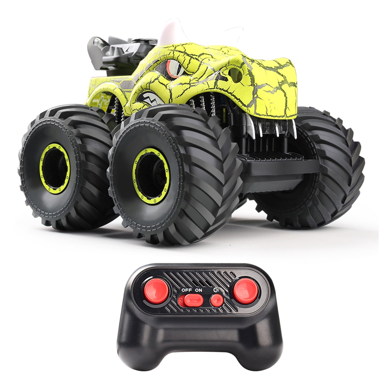 Remote Control Car, 1:16 2.4Ghz 4WD Spray Remote Control Off-Road Stunt ...