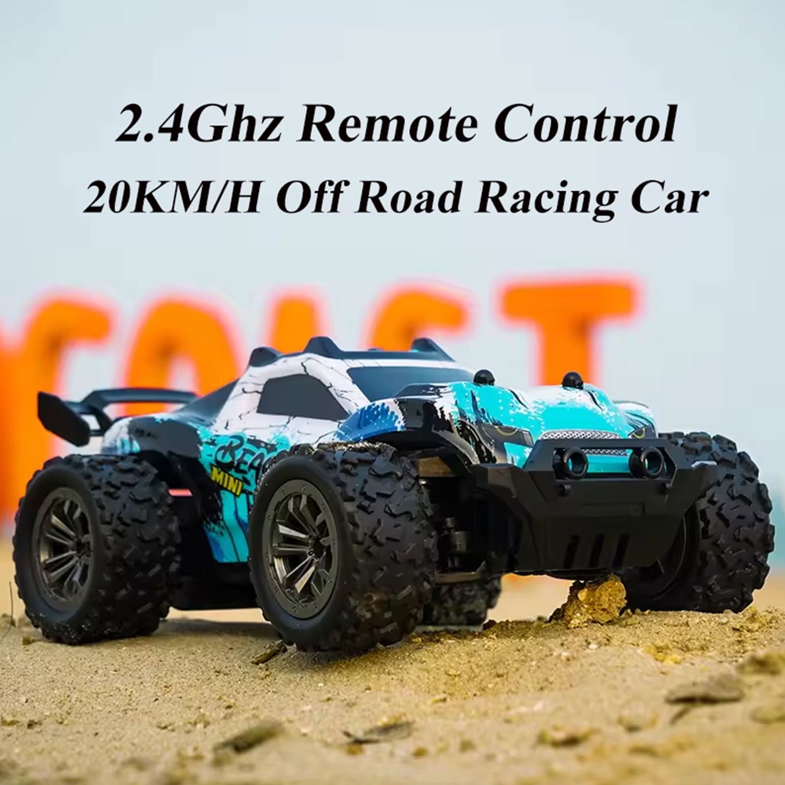 Remote Control Car, 1:20 Scale 2.4GHz High Speed All Terrain Off-Road ...