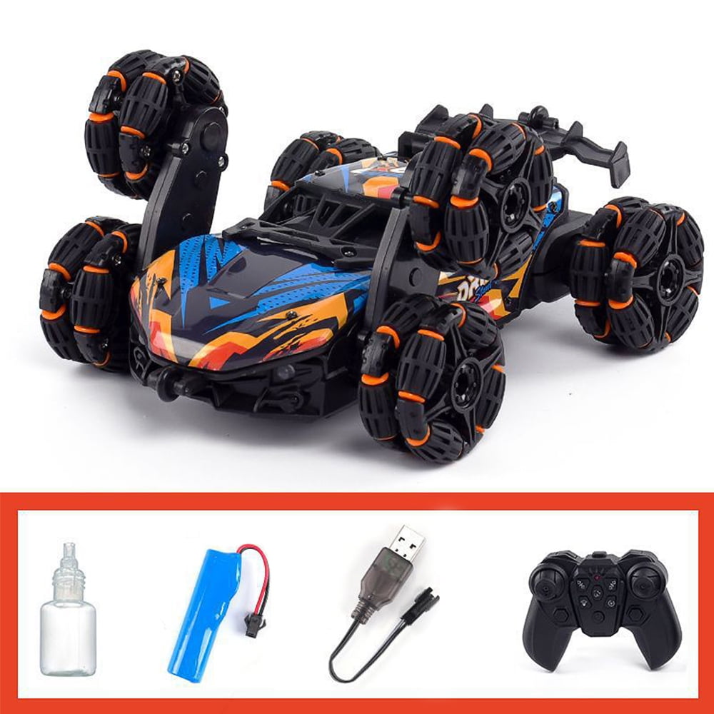 Remote Control Car, 1:24 RC Stunt Car, 360 Flips Rotating RC Cars with ...