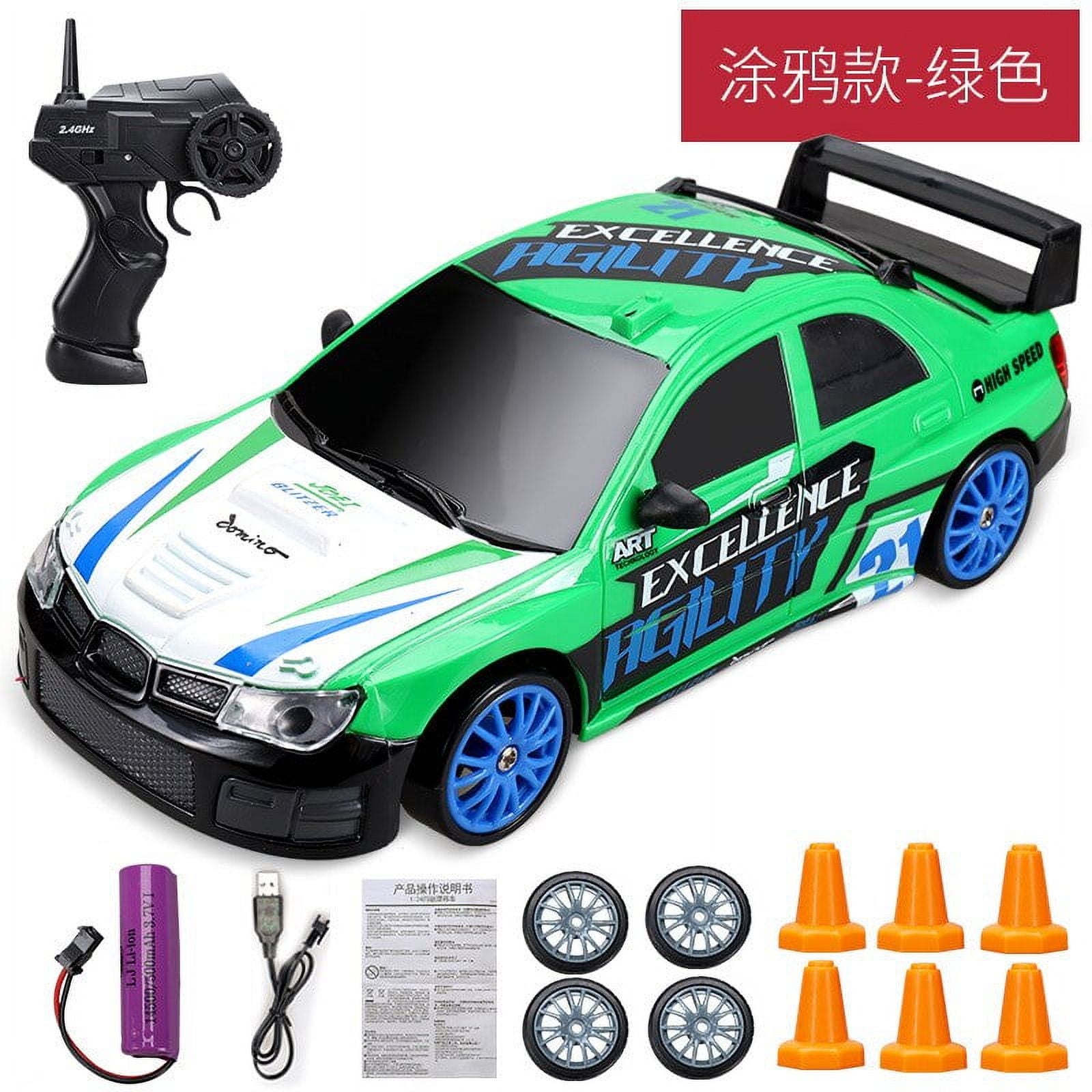 Remote Control Car 2.4G Drift RC Car 4WD RC Drift Car Toy GTR Model ...