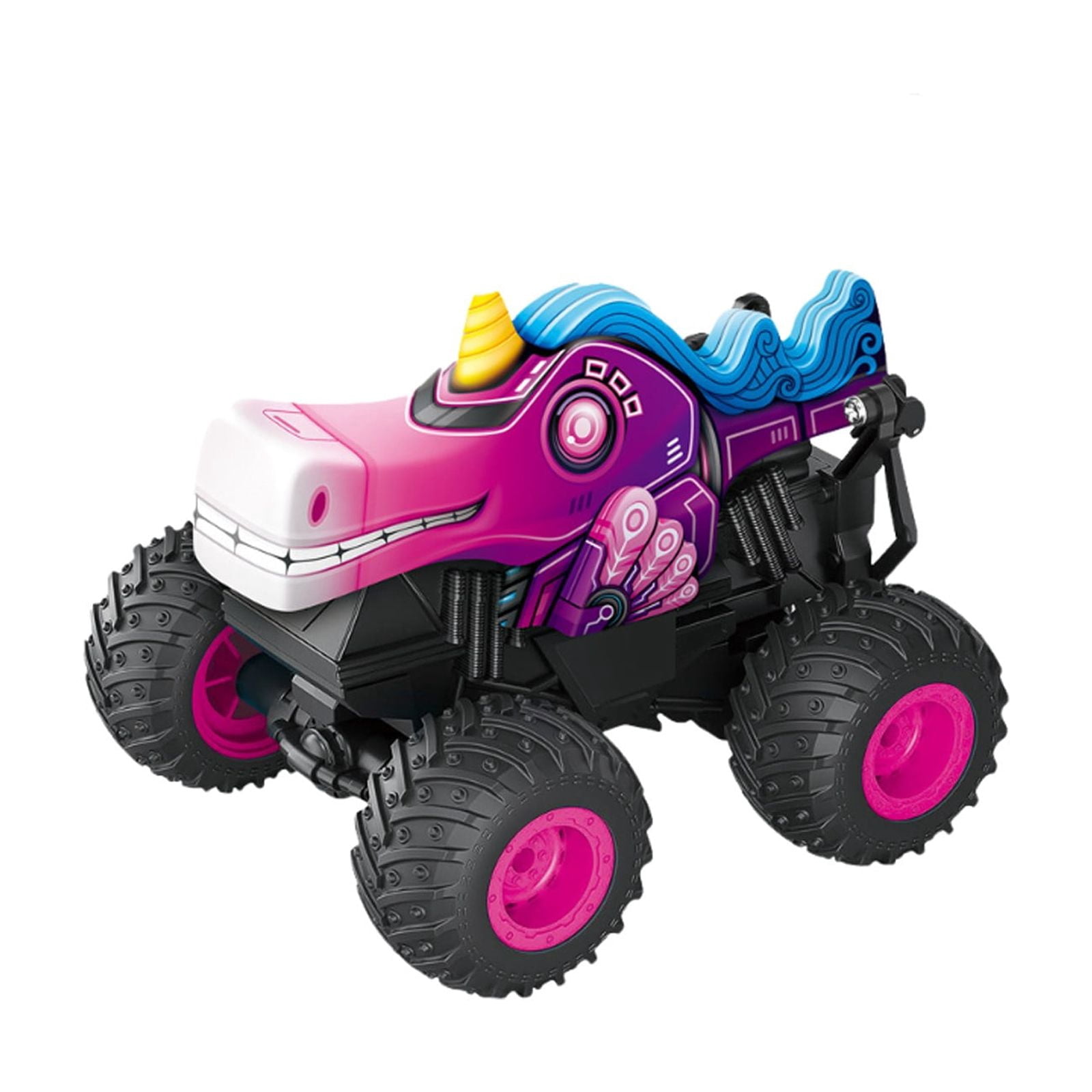 Remote Control Car 2.4GHz All Terrain Truck Toys with Music, 3 Lighting ...