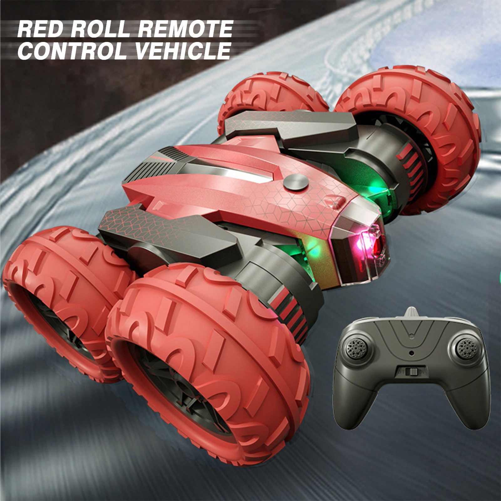 Remote Control Car, 2.4Ghz RC Stunt Cars with Double Sided 360-degree Flips Rotating Car Toy ...