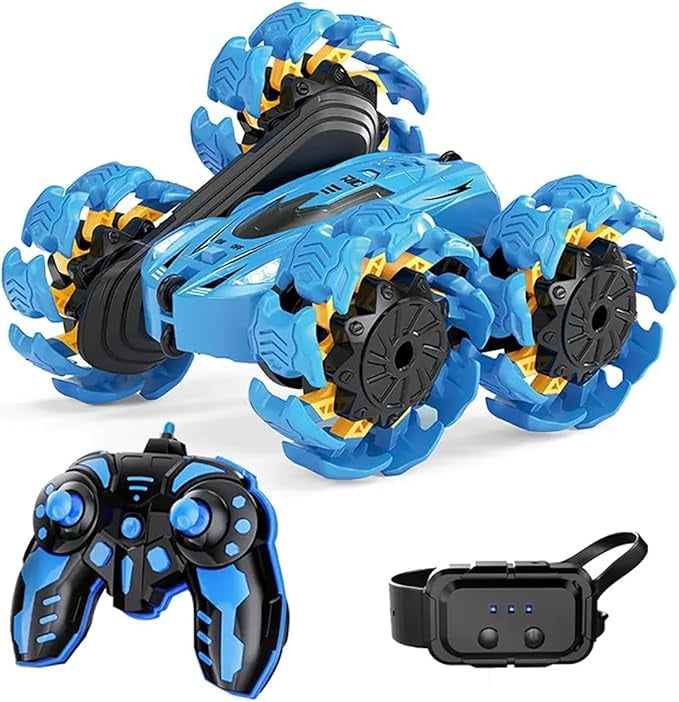Remote Control Car 3 Colors Gesture Sensing Rc Stunt Car Rotation 360 ...
