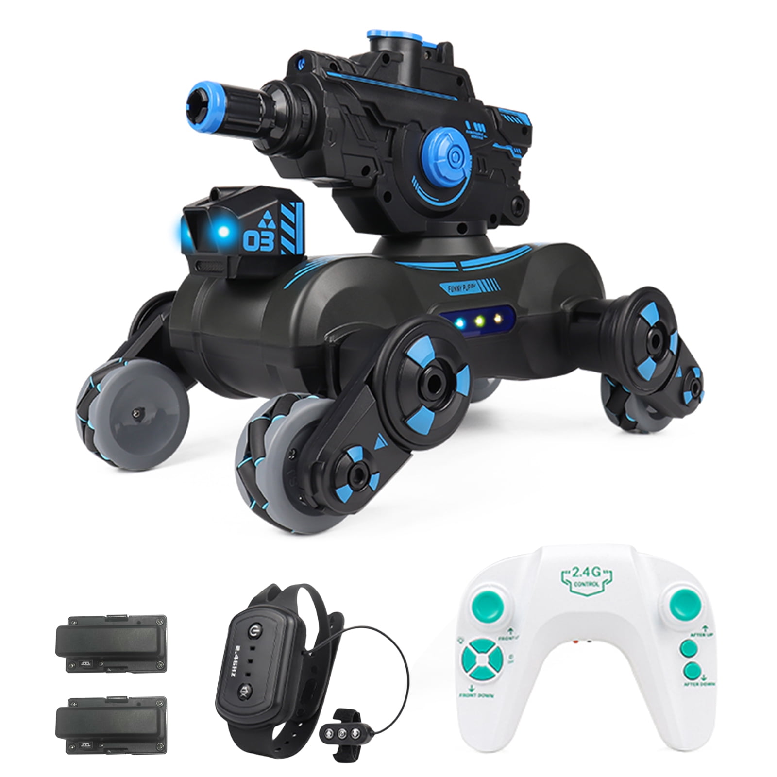 Remote Control Car, 360° Rotating Remote Control Spray Tank Toy ...