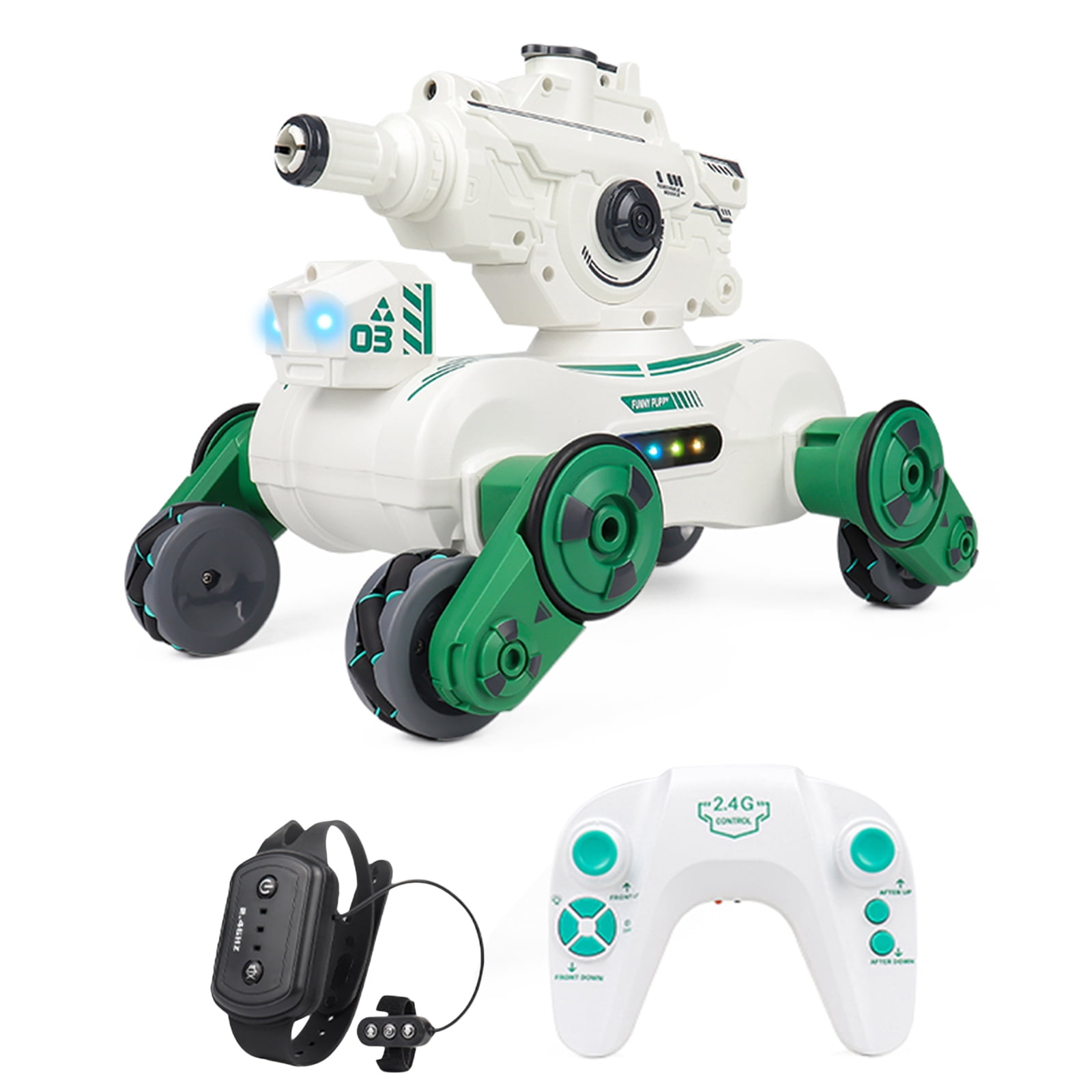 Remote Control Car, 360° Rotating Remote Control Spray Tank Toy ...