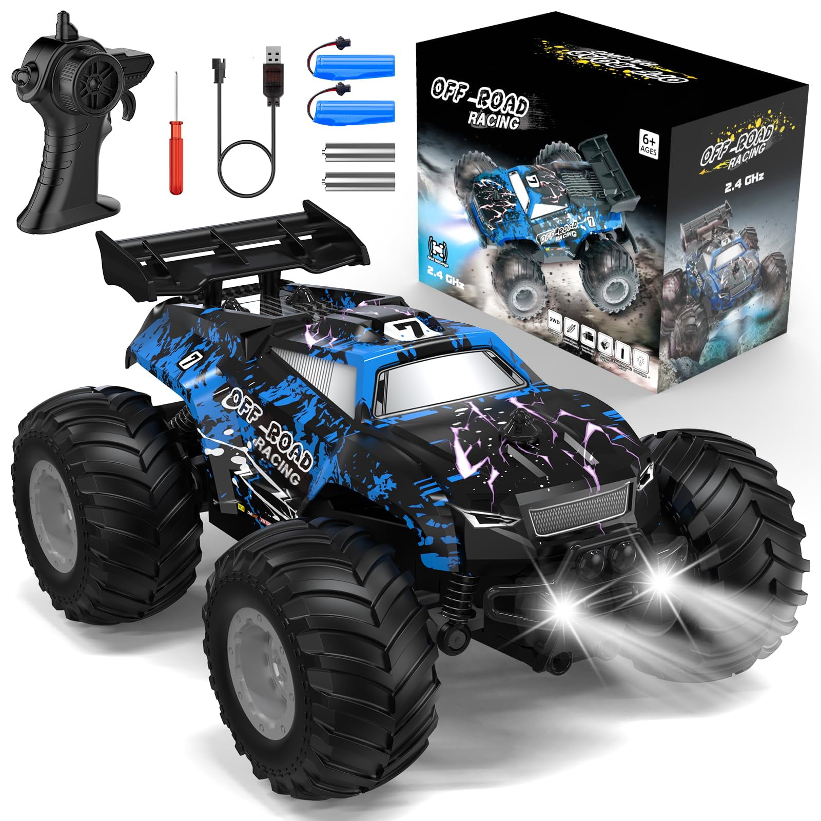 Remote Control Car, All-Terrain Remote Control Truck for Boys ...